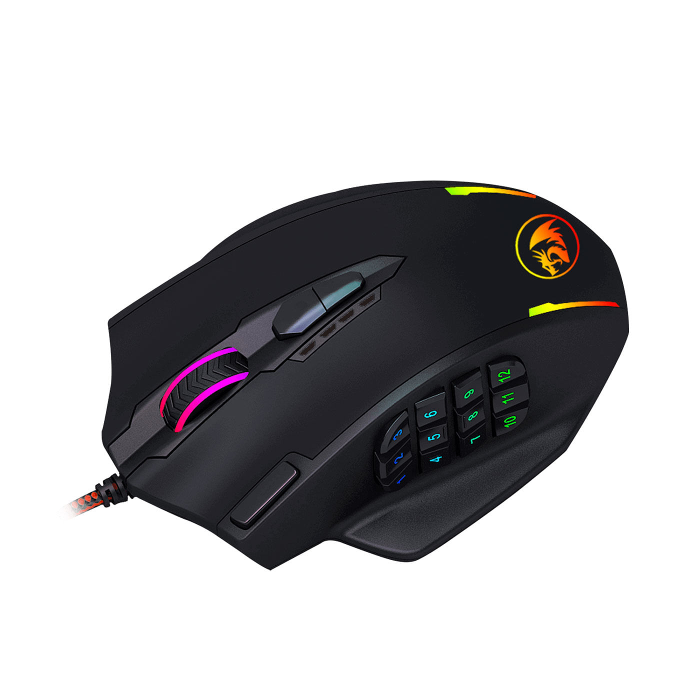 Mouse Gamer Redragon M908 Impact RGB USB