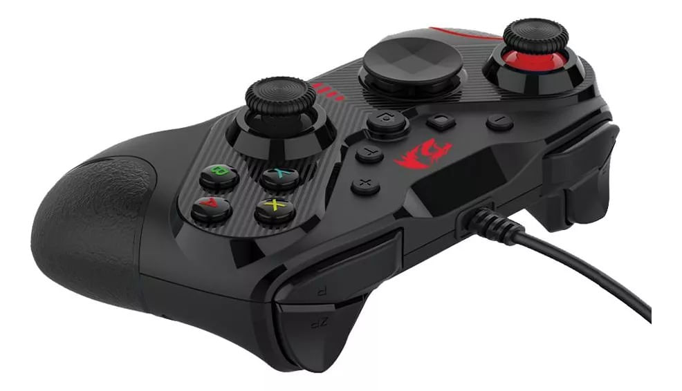Joystick Redragon Rift G710 Pc Ps3 Negro Y Rojo Gamepad