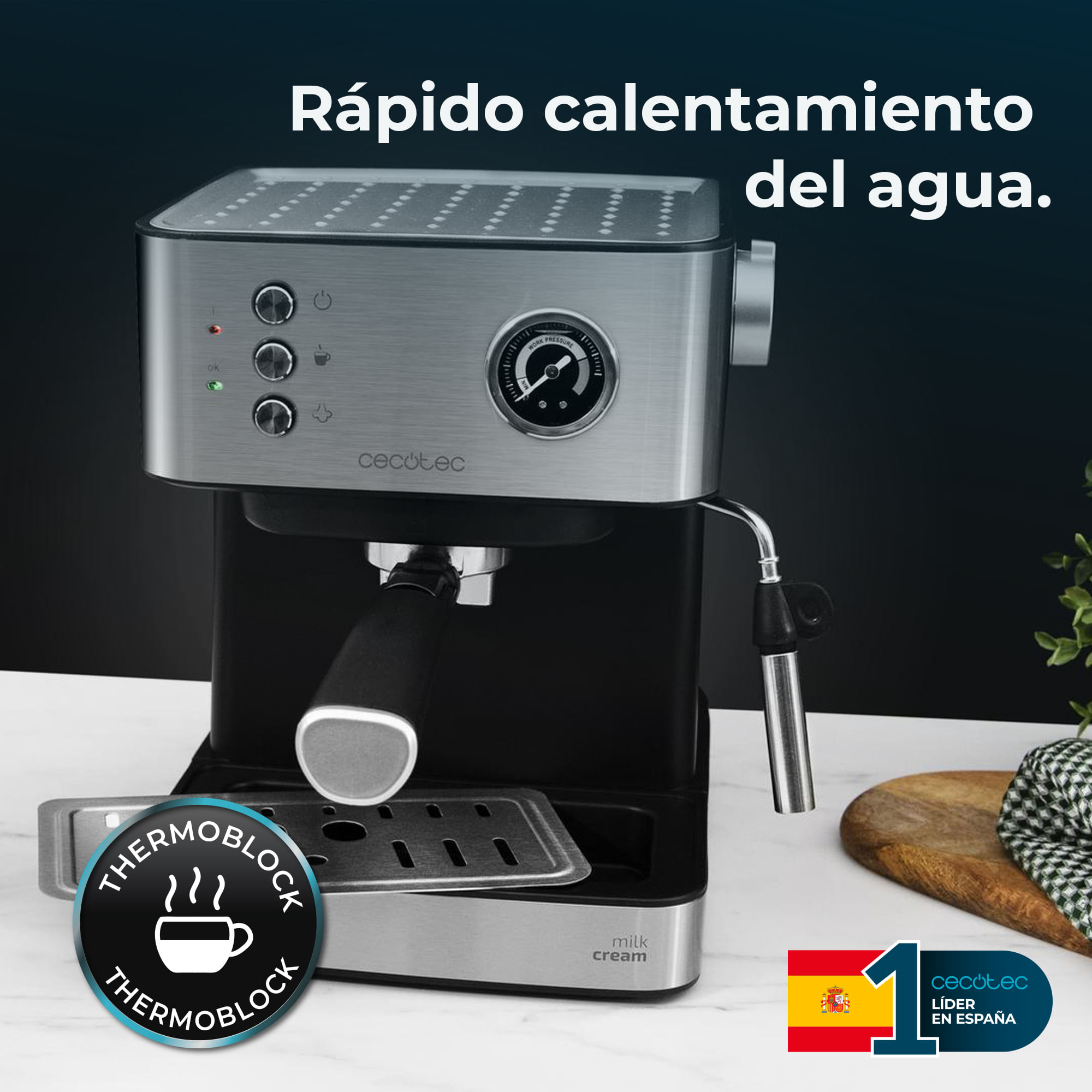 Cecotec Cafetera Express Power Espresso 20 Professionale